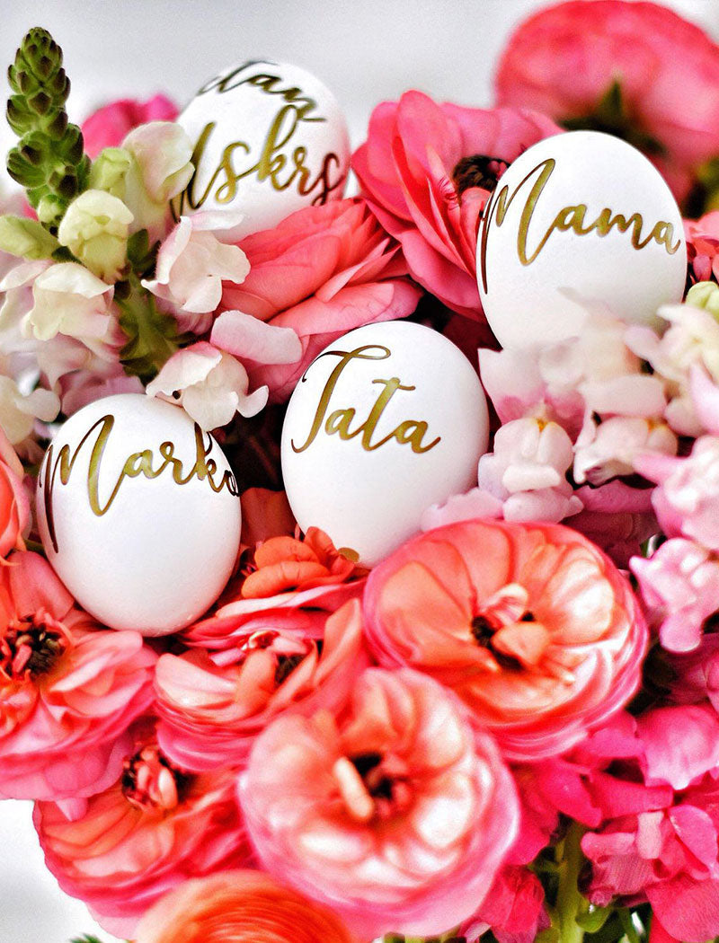 Personalizirana pisanica/kartica za sjedenje